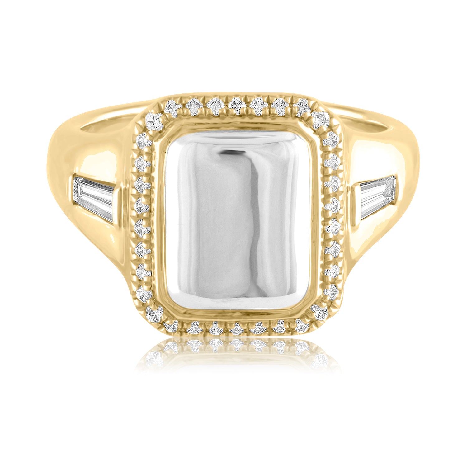Mother Of Pearl Class Ring